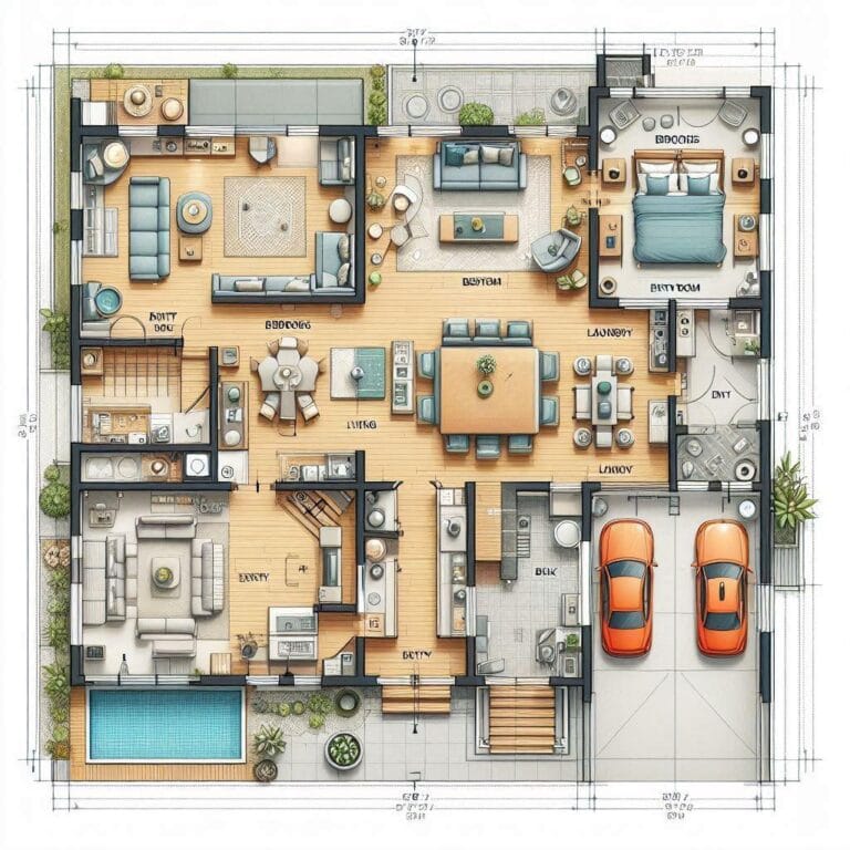 Artists Impression 3D Elevation Renders & Coloured Floor Plans