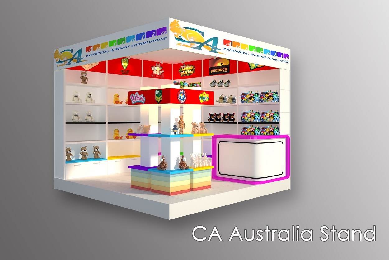 Toy Stand Show Booth - Artists Impressions